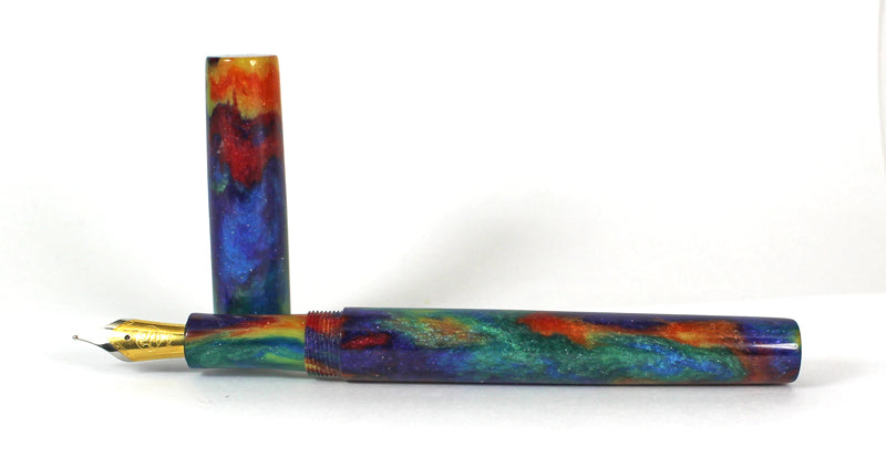 The Oil Slick Diamond Dust Homerton Bock Nib – Gilbert House Pens