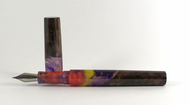 Purple Walnut Burl Hybrid Fountain Pen – Gilbert House Pens
