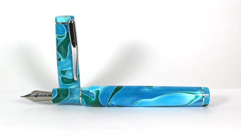 Sea Green Cellulose Acetate Fountain pen – Gilbert House Pens