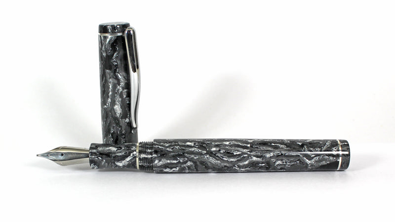 Silver Knights Cellulose Acetate Fountain pen – Gilbert House Pens