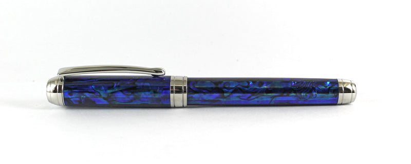 Queens Fountain pen in Blue Paua Abalone – Gilbert House Pens