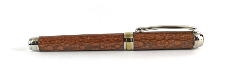 Queens Fountain Pen in Spalted Oak | Handmade Wood Pen | Unique gift ...